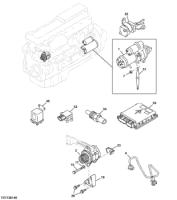 China 1811003415 Starter Motor Deere parts 600C, 800C, 450DLC, 650DLC, 850DLC, 670GLC, 470GLC, 870GLC for sale