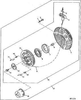 China AM108383 STARTER MOTOR Deere parts 4X2, 622 for sale