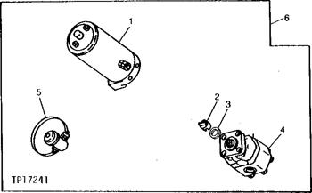 China AT116062 Solenoid Deere parts 644E, 744H for sale