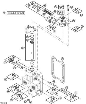China AT195921 Solenoid Valve Deere parts 670D, 672G, 770C, 870D, 770D, 670C, 872G, 772G for sale