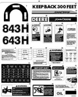 China JD5731 Label Deere parts 759G, 608S, 903JH, 959K, 435C, 909K, 903KH, 335D, 909J, 59000, 608B, 335C, 909KH, 1200, 2254, 903J, 1850, 903K for sale