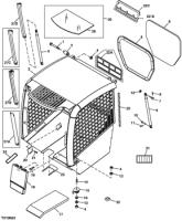 China KV21114 Label Deere parts 240, 325, 317, 260, CT332, CT322, 332 for sale