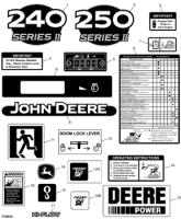 China KV25334 Label Deere parts 240 for sale