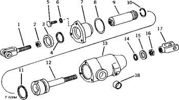 China AT27076 Kit Deere parts 450, 350B, 450B, 350 for sale