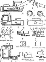 China 2028255 Label Deere parts 590D for sale