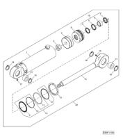 China H173019 Back-Up Ring Deere parts 850J, 1312C, 850JR, 850K, 1510C, 750J, 430B for sale
