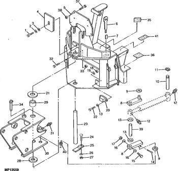China C17964 Ring Deere parts 302A, 850, 550, 401D, 350C, 450C, 9550, 401C, 9250A, 444, 544C, 800, 444C, 300B for sale