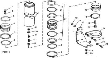China L29015 Back-Up Ring Deere parts 500A, 844, 690B, 500B, 646, 400, 690C, 540D, 500C, 740A, 340D, 510, 646C, 401C, 444, 444C, 644A, 990, 610B, 444D, 401, 644C, 644D, 440, 743, 770, 760A, 670, 401D, 770A, 762, 640, 762A, 693B, 440C, 640... for sale