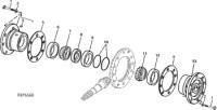 China R44173 Ring Deere parts 844, ROLLIGIN, 860B, 862, 862B, 1200, 860 for sale