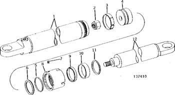 China AT34933 Kit Deere parts 644B, 644A, 646 for sale