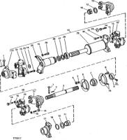 China AT59126 Kit Deere parts 540B, 740, 440, 743, 640, 440C, 540 for sale