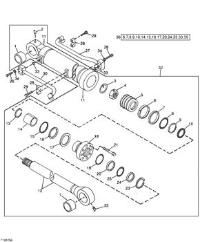 China 0208222 Ring Deere parts 490 for sale