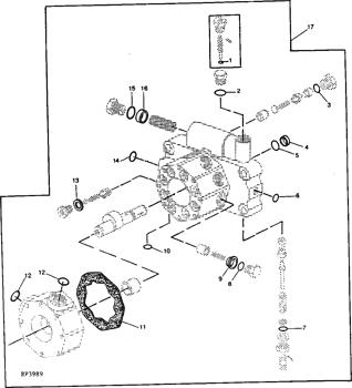 China RE228042 Kit Deere parts 302, 401, 401D, 400, 301A, 401B, 2640, 301, 300 for sale