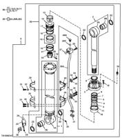 China 0242712 Ring Deere parts 870GLC for sale