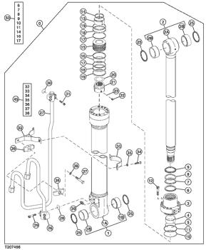 China 0883105 Kit Deere parts 180 for sale