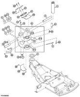 China 4394384 Plate Deere parts 75G, 85G, 60D, 75C, 80C, 75D, 85D, 60G, 80 for sale