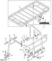 China M139658 Label Deere parts 6X4, 4X2 for sale