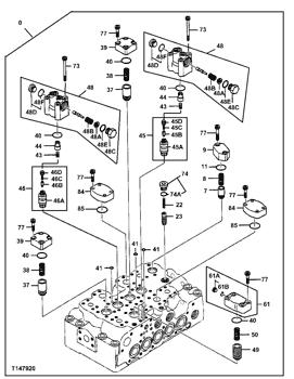 China 4454194 Kit Deere parts 200CLC, 225CLC, 2554, 230CLC, 210, 270CLC, 2054 for sale