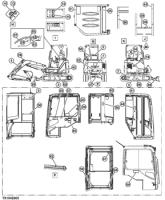 China 3106211 Label Deere parts 50D, 35D for sale