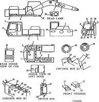 China 2028164 Label Deere parts 595D for sale