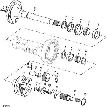China R57729 Plate Deere parts ROLLIGIN, 540B, 540D, 643, 640, 640D for sale
