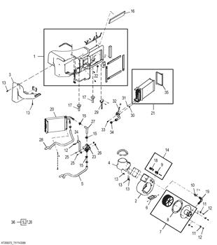 China RE36133 Tube Deere parts 844J, 624H, 624J, 1200, 444JR, RE68144, 1400, 1600, 544J, 444H, 444J, 710G, 848H, 848HTJ, 644H, 644J, YZ18984, YZ18992, 744H, 544H, 410G, RE160299, RE160302, 310G for sale