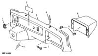 China M126655 Label Deere parts 4X2 for sale