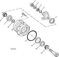 China R83474 Ring Deere parts 1100 for sale