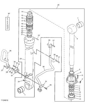 China 0236910 Tube Deere parts 790 for sale