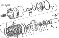 China AT43725 Ring Deere parts 555A, 550A, 550, 555B, 550B, 555 for sale