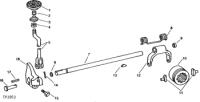 China H410R Shaft Key Deere parts 400, 510B, 2640, 301, 301A, 302, 480A, 401, 315C, 710B, 480C, 315CH, 401B, 482C, 210C, 300, 300D, 401D, 415B, 401C, 410, 410B, 302A, 410C, 310, 410D, 310A, 300B, 310C, 380 for sale