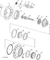 China R88212 Ring Gear Deere parts 1100 for sale