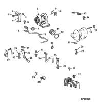 China AT258174 Turbocharger Deere parts B40B for sale