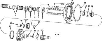 China R45779 Shaft Deere parts 570, 570B, 644A, 600 for sale
