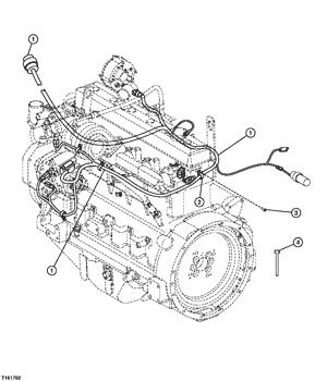 China AT191027 Wiring Harness Deere parts 200CLC, 2554, 2054, 270CLC, 230CLC for sale