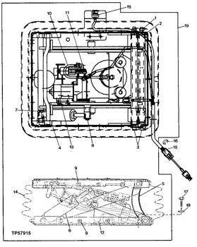 China AT192689 Wiring Harness Deere parts 310SK, 310J, 315SK, 710K, 710J, 310K, 410G, 325SK, 410J, 310SJ, 410K, 710G, 310G, 315SJ for sale