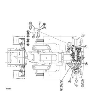 China AT315202 Wiring Harness Deere parts 244J, 304J for sale