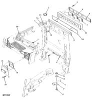 China AT326726 Wiring Harness Deere parts 4475, 6675, 8875 for sale