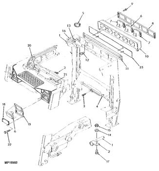 China AT326726 Wiring Harness Deere parts 4475, 6675, 8875 for sale