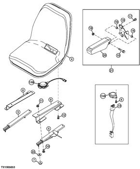 China KV15820 Wiring Harness Deere parts 240, 260 for sale