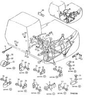 China 0001209 Wiring Harness Deere parts 490E for sale