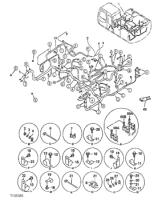 China 0003784 Wiring Harness Deere parts 230LCR, 230LC, 270LC for sale