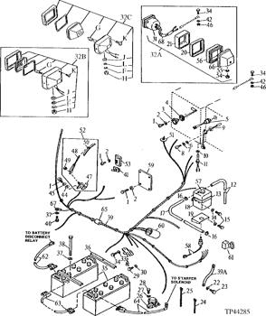 China 4129942 Switch Deere parts 790 for sale
