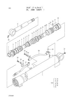 China 0735309 KIT;SEAL Hitachi parts EX50U, EX50UNA for sale