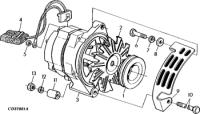 China AT130930 Alternator Deere parts CD30290DF, 892DLC, 750B, 570B for sale