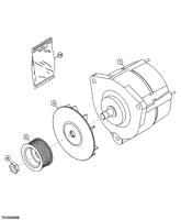 China AT266538 Alternator Deere parts 950J, 1050C, 950C, 1050J, 755C for sale