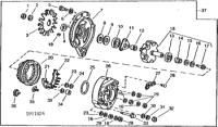 China RE28186 Alternator for sale