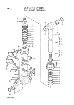 China 4402387 KIT;SEAL Hitachi parts EX400-3, EX400-5, EX450H-5, EX550-5 JPN, EX600H-5 JPN for sale