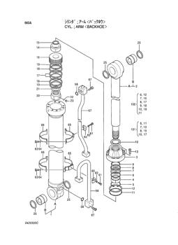 China 4438679 KIT;SEAL Hitachi parts EX400-5, EX450H-5, ZX1000K-3, ZX450, ZX450-3, ZX450H, ZX450H-HHE, ZX460LCH-AMS, ZX460LCH-HCME, ZX470H-3, ZX480MT, ZX480MTH, ZX500LC, ZX500LCH, ZX870H-3 for sale