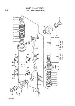 China 4402388 KIT;SEAL Hitachi parts EX400-3, EX400-5, EX450H-5 for sale
